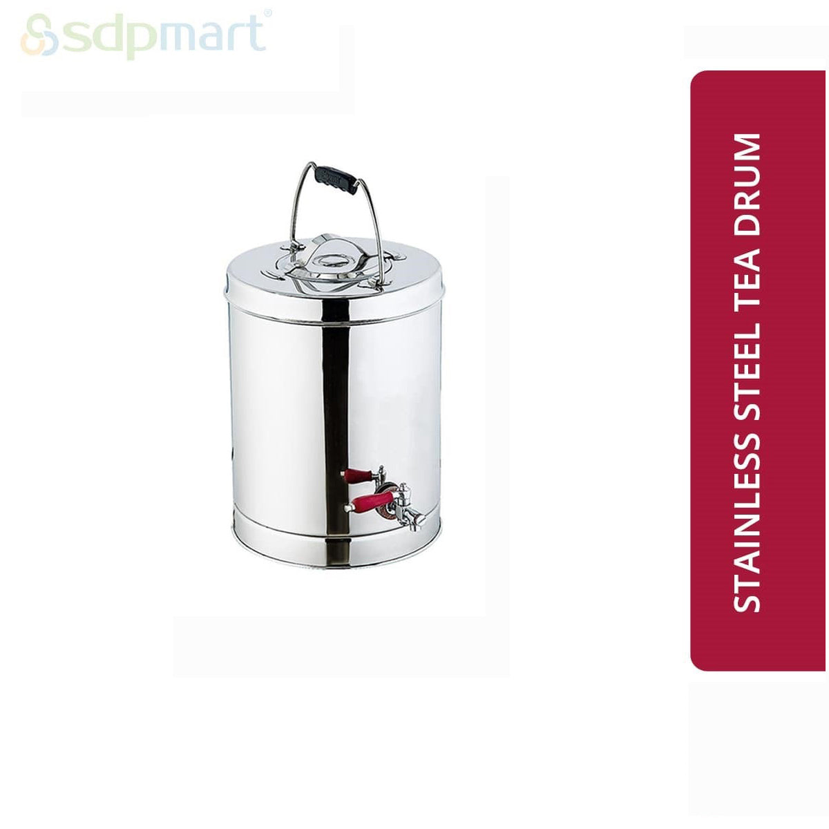 SDPMart SS Tea Drum
